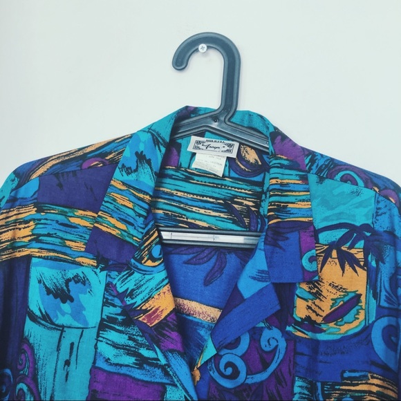 Frayne | Shirts | Pacific Royal Blue Patterns | Poshmark